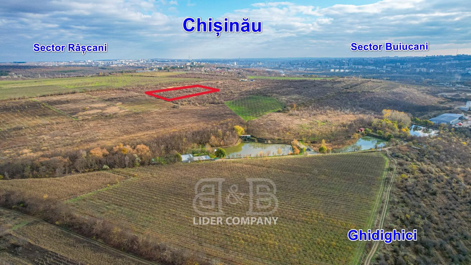 Teren agricol de vânzare – 41 Ari, Ghidighici
